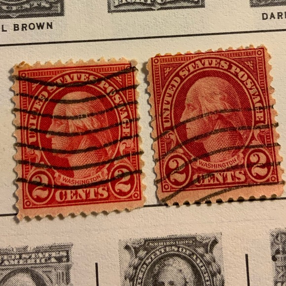 Other | Rare Two 1892 2 Cent Washington Stamps | Poshmark